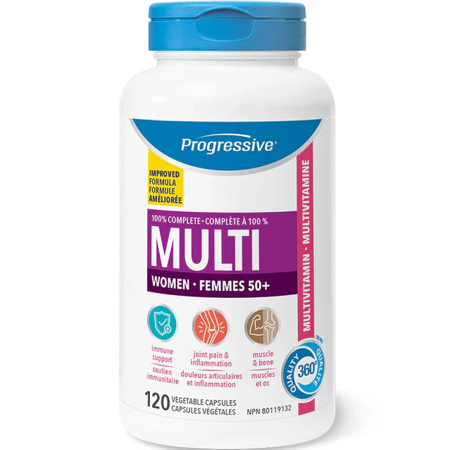 Progressive Multi Women 50+ 120 caps — Popeyes Regina